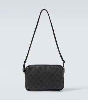 Gucci Essence Mini Gg Canvas Crossbody Bag - Black