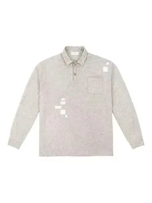 SAINTWOODS Logo-embroidered Polo Shirt - Grey