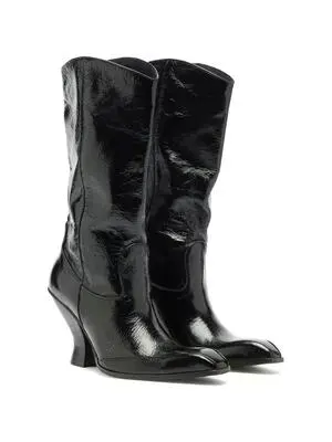 DIESEL® D-luffy Patent Leather Boots