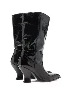 DIESEL® D-luffy Patent Leather Boots