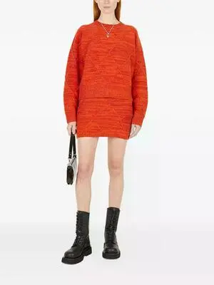WYNN HAMLYN Knitted Mosaic Skirt