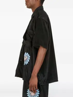 GARBAGE TV Appliqué Pocket Shirt