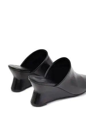 Paloma Wool Wedge-heel Leather Mules
