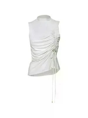 BAOBAB Uli Ruched Stone-embellished Top