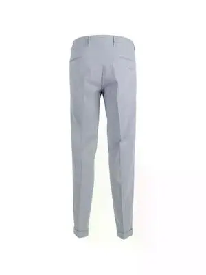 BRIGLIA 1949 Light Twill Pressed-crease Turn-up Trousers
