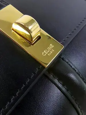 Celine 16 Trifold Leather Wallet