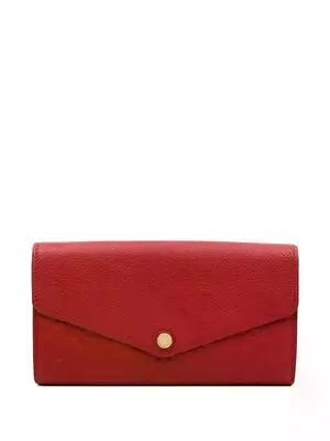 LOUIS VUITTON Nm Sarah Monogram Wallet - Red