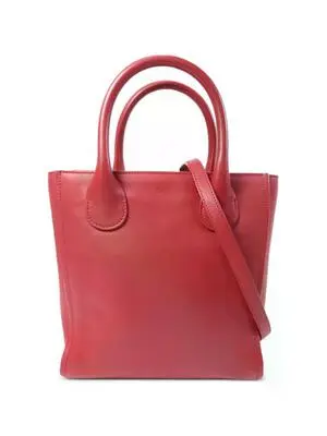 Chloé Small Joyce Calfskin Tote Bag - Red