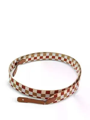 Hermès Checkered Bag Strap