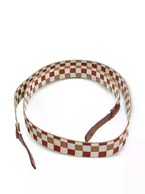 Hermès Checkered Bag Strap