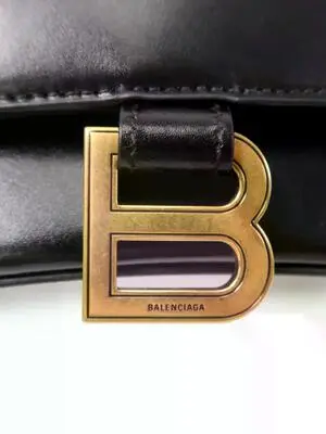 Balenciaga Hourglass Tote Bag - Black