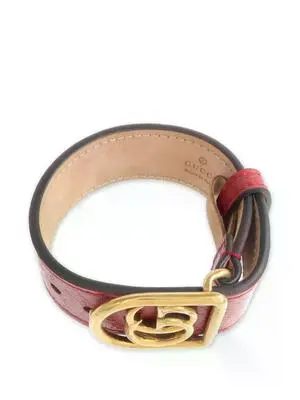 Gucci Gg Marmont Leather Bracelet