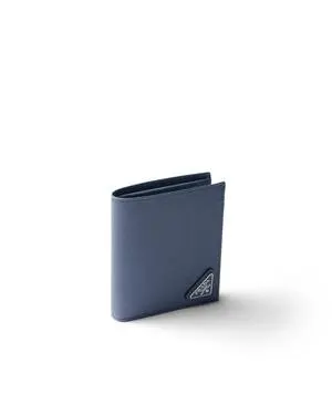 Prada Saffiano Leather Wallet - Blue