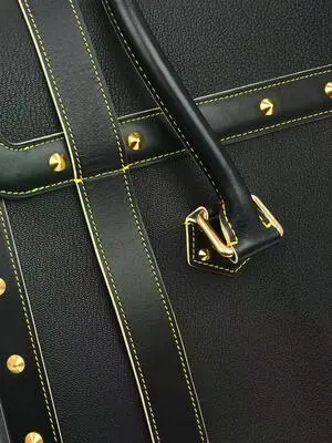 LOUIS VUITTON Studded Leather Handbag