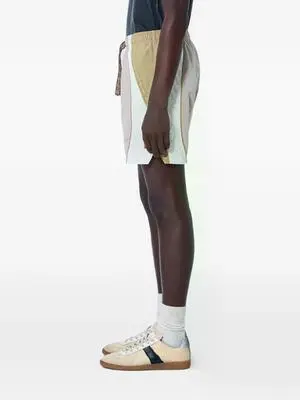 ACHM Contrast Panel Drawstring Shorts