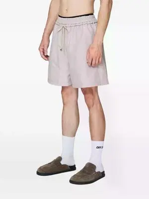 OFF DUTY Molt Logo-jacquard Shorts