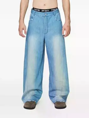 OFF DUTY Hume Twist Wide-leg Jeans