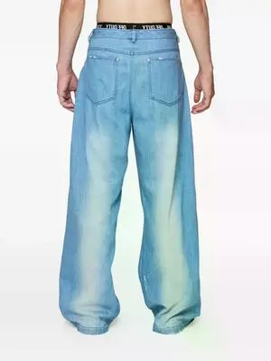 OFF DUTY Hume Twist Wide-leg Jeans