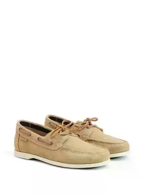 Manebí Lace-up Suede Boat Shoes