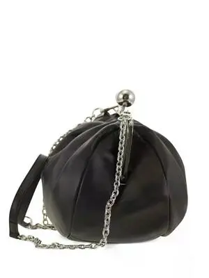 Max Mara Medium Pasticcino Leather Clutch Bag