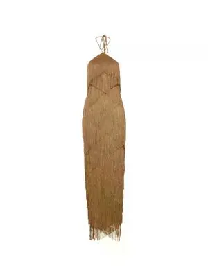 BLESS Laguna Fringe-trimmed Maxi Dress