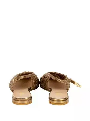 Status Woven Slingback Mules