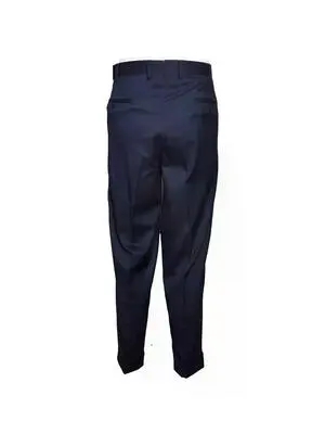 BRANDO Pleated Turn-up Trousers