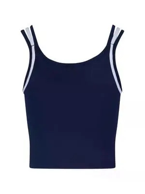 Adidas Logo Print Cropped Tank Top