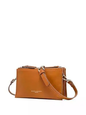GIANNI CHIARINI Grainy Leather Clutch Bag