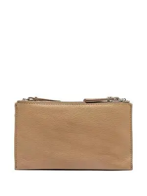 GIANNI CHIARINI Grained Leather Clutch Bag