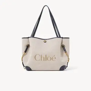 Chloé Clover Double Carry Bag - Black Navy