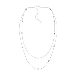 UCHI & SOTO Enso Layered Chain Necklace In Sterling - Silver