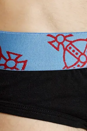 VIVIENNE WESTWOOD Two-pack Of Briefs With Logo