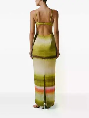 BAOBAB Kalina Open-back Cutout Dress - Green