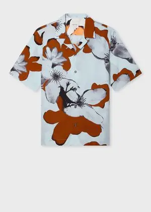 Paul Smith Sky Floral Print Shirt