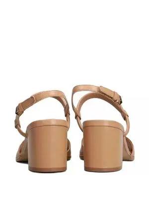 ANDREA CARRANO Buckle-fastening Block-heel Sandals