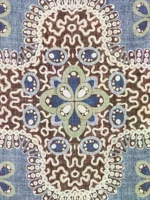 DELL'OGLIO Tokio Abstract-print Scarf