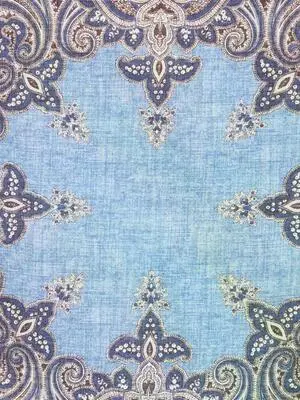 DELL'OGLIO Paisley-print Scarf