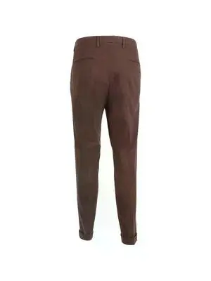 BRIGLIA 1949 Tailored Trousers - Brown