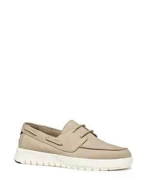 Geox Flextride Lace Fastening Boat Shoes - Neutrals