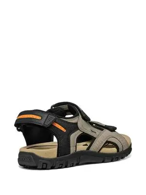 Geox Perforated Touch-strap Sandals