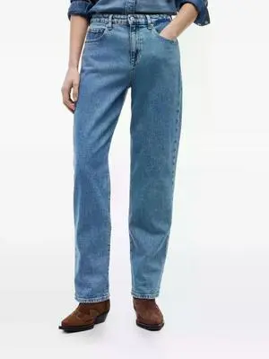 Tommy Hilfiger Straight-leg Jeans With Logo Patch