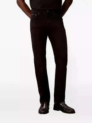 Calvin Klein Logo Patch Straight-leg Jeans