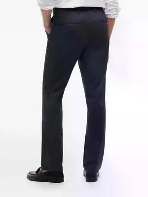 Tommy Hilfiger Straight-leg Trousers With Logo Patch