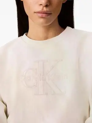 Calvin Klein Embroidered Logo Crewneck Sweatshirt