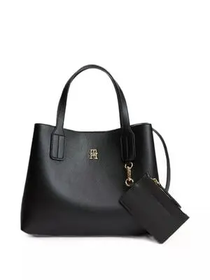 Tommy Hilfiger Logo-plaque Shoulder Bag - Black