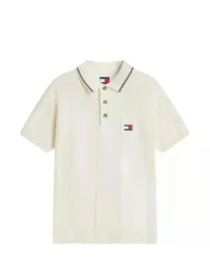 Tommy Hilfiger Logo-patch Polo Shirt - Neutrals