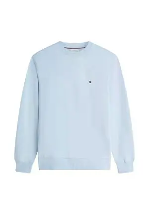 Tommy Hilfiger Logo Embroidered Sweater - Blue