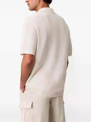 Calvin Klein Waffle-knit Short-sleeve Polo Shirt