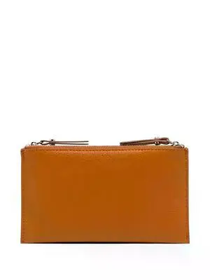 GIANNI CHIARINI Grainy Leather Clutch Bag